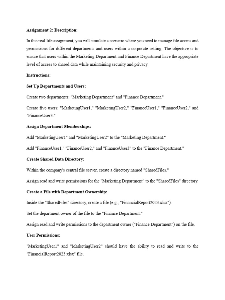 Assignment Part 3 | PDF