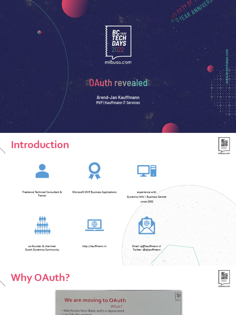 BCTechDays2022 - OAuth Revealed | PDF