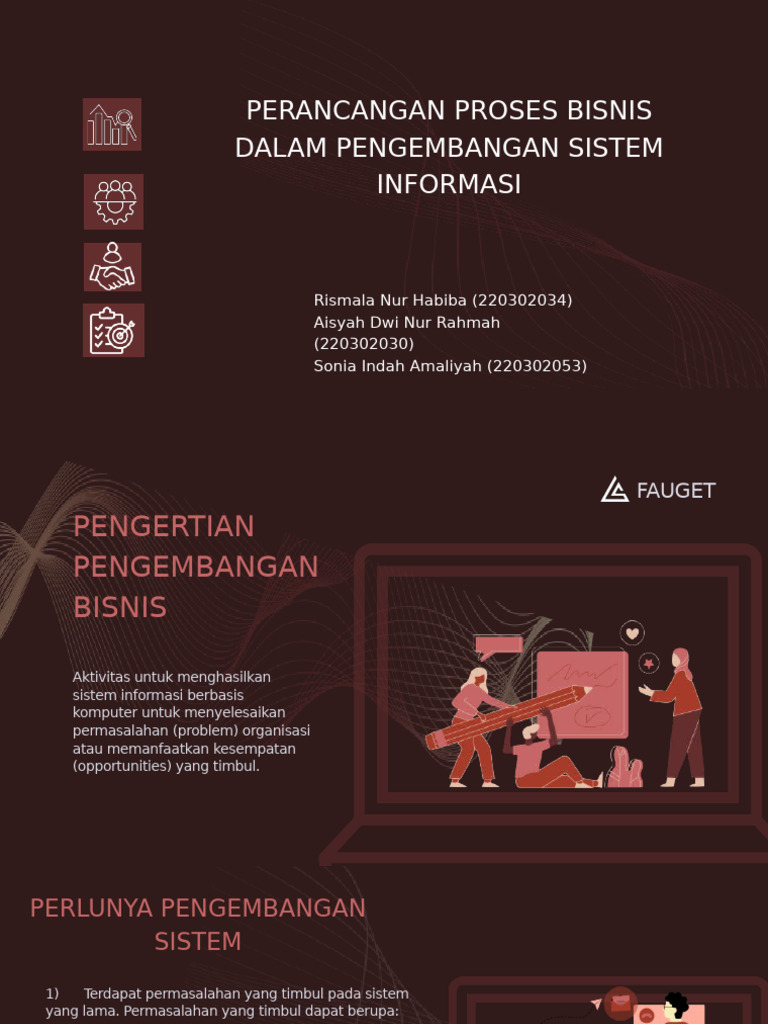 Perancangan Bisnis Dalam Pengembangan Sistem SI - 20240524 - 143200 - 0000 | PDF