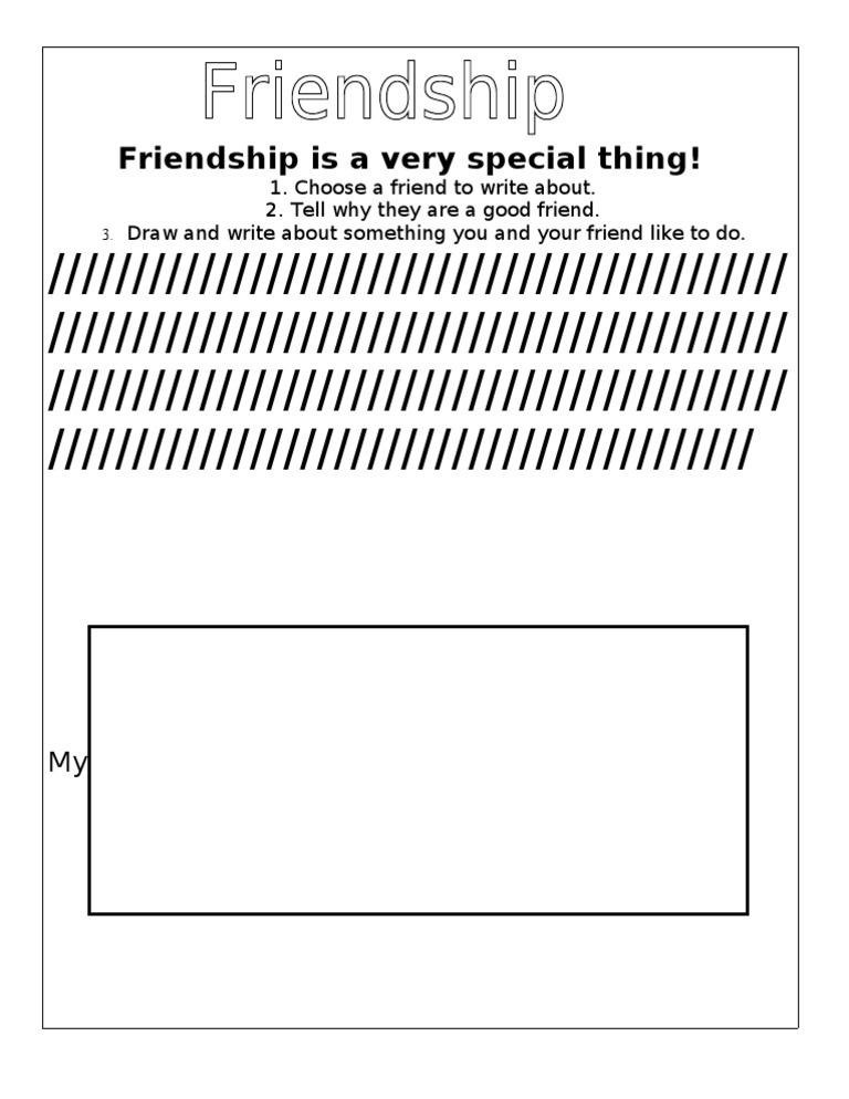 Friendship Is A Very Special Thing | PDF | Language Arts & Discipline ...