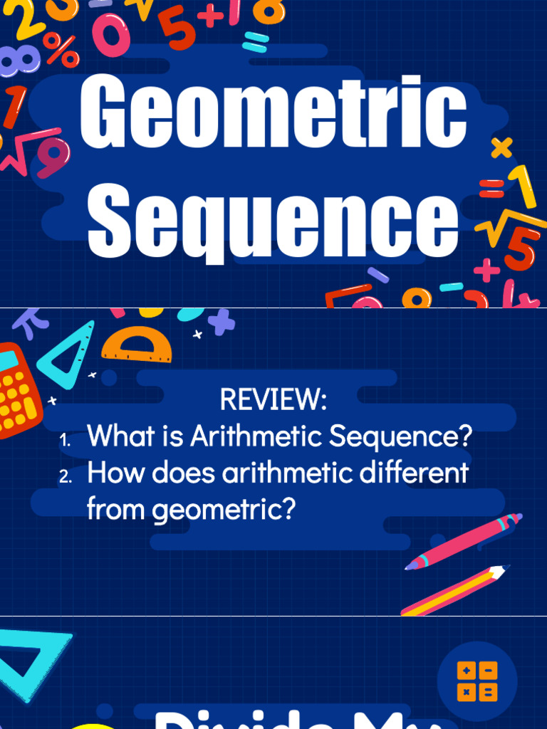 Mathematics 10 - Geometric Sequence | PDF | Mathematics | Science & Mathematics