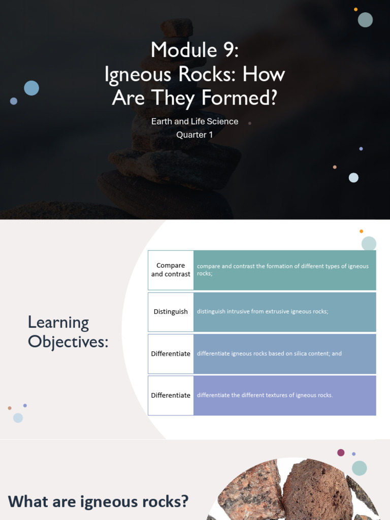 Module 9 Igneous Rocks | PDF | Igneous Rock | Science & Mathematics