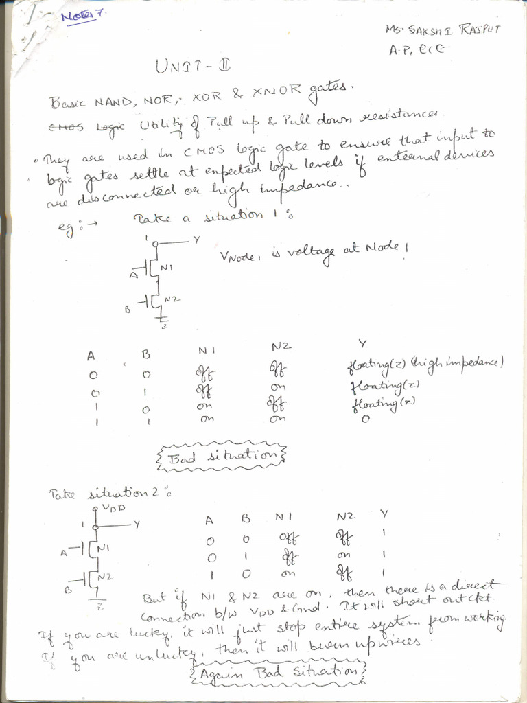 CMOS LOGIC GATES | PDF