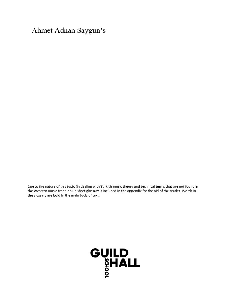 Ahmet Adnan Saygun's Demet Suite in The Context of Kemalist Ideology ...