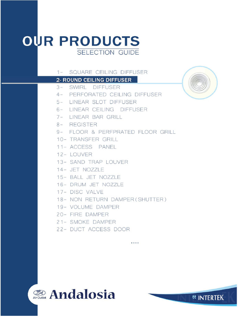 2 Round Ceiling Diffuser | PDF