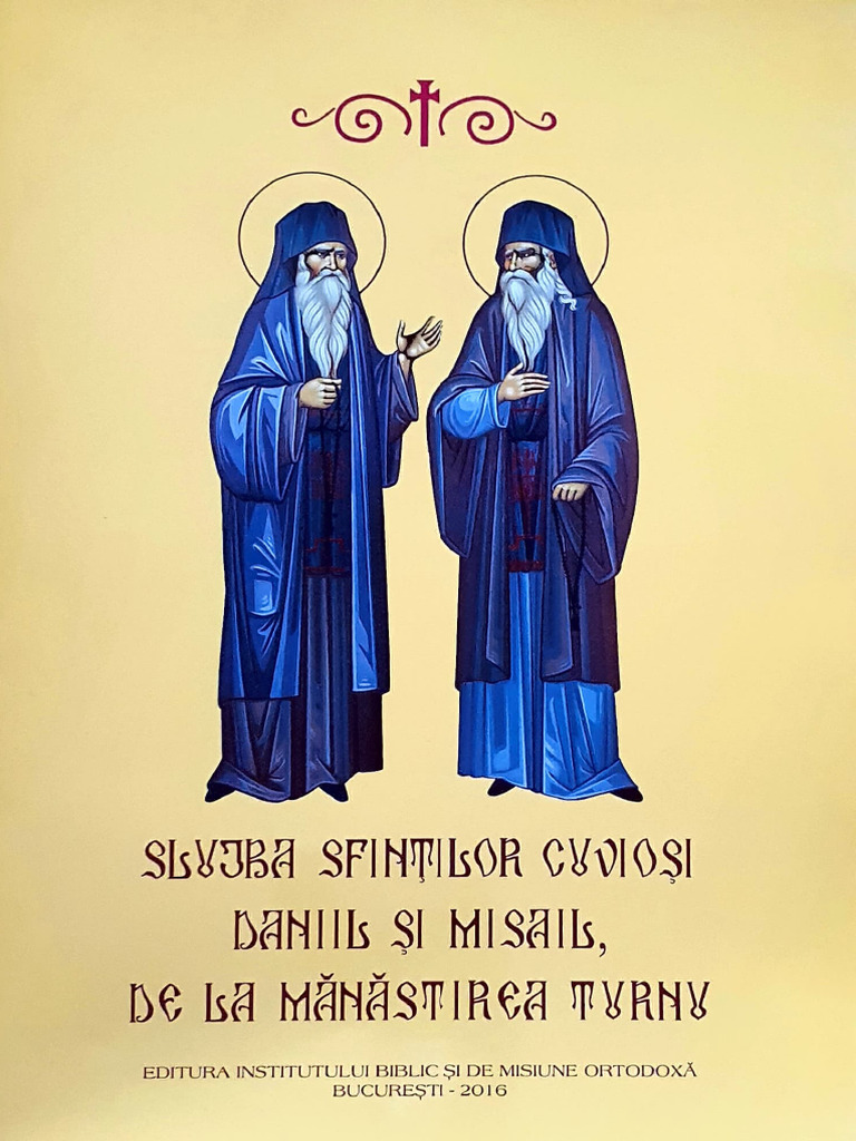 Oct 5 SF Cuv Daniil Si Misail de La Manastirea Turnu Minei | PDF