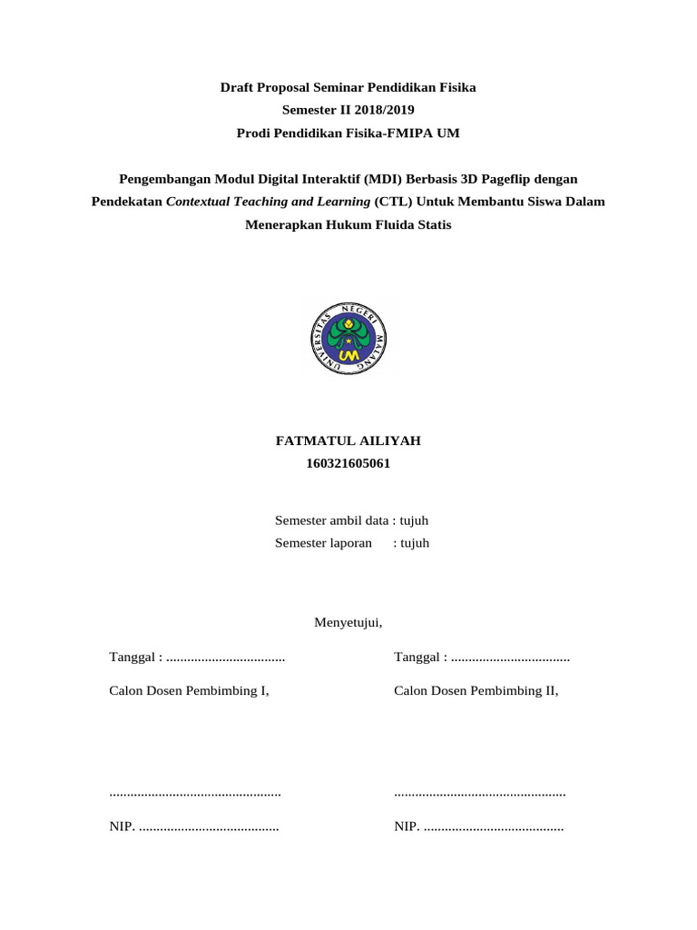 DRAFT Modul Digital Interaktif | PDF