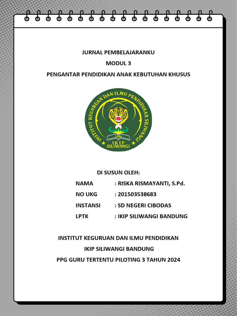 Jurnal Pembelajaranku Modul 3 Fix | PDF