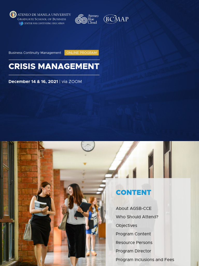 Crisis Management - Dec2021 | PDF