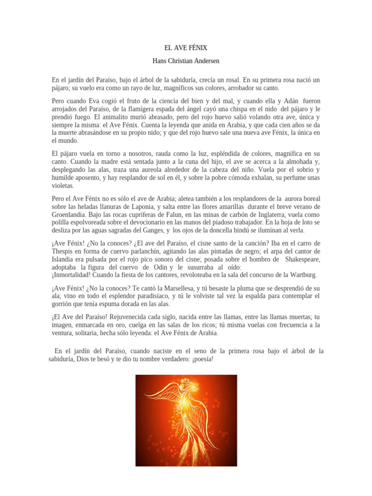 EL AVE FENIX | PDF