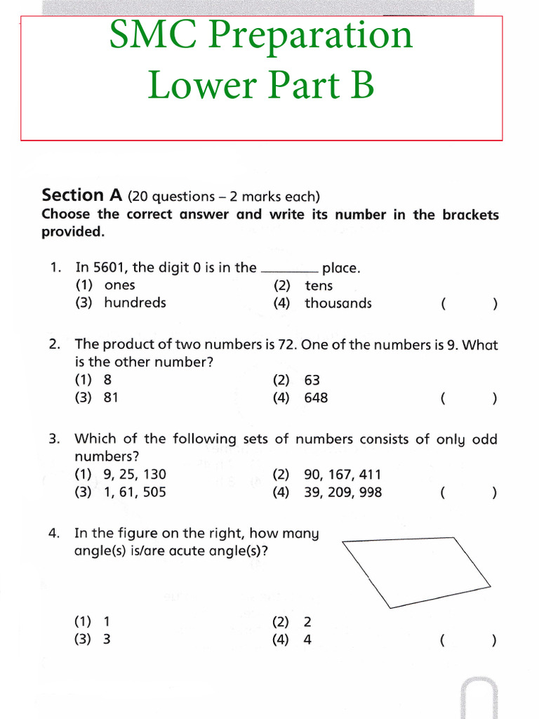 SMC Lower Level Part B | PDF