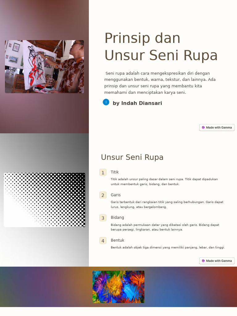 Prinsip Dan Unsur Seni Rupa | PDF