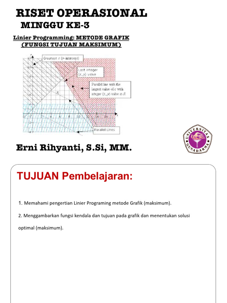 Linier Programming-Metode Grafik Maksimum | PDF