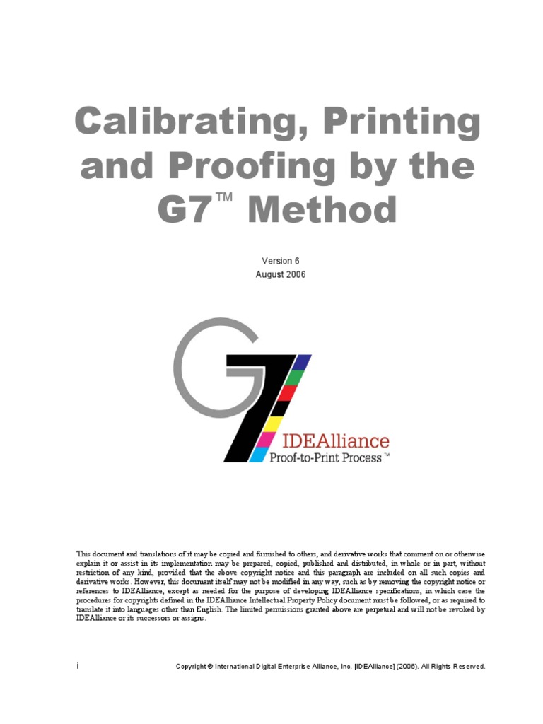 G7 How-To | PDF | Calibration | Artistic Techniques
