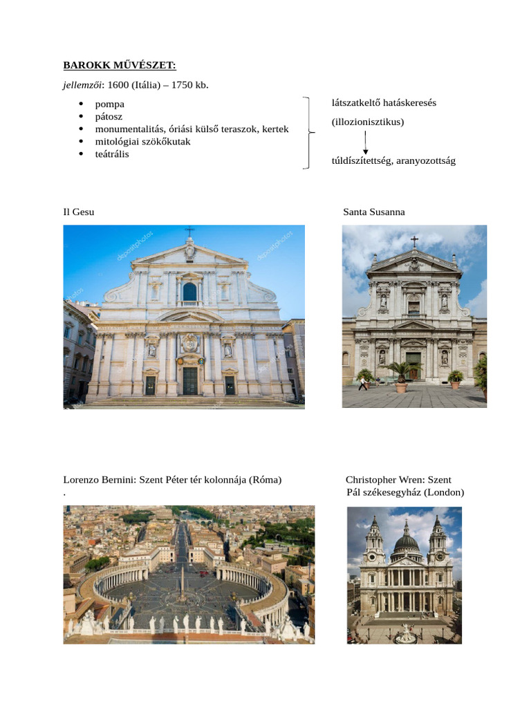 Barokk Művészet | PDF