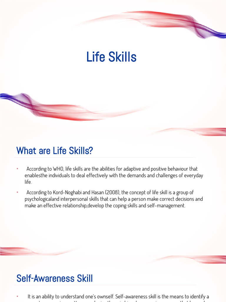 Life Skill | PDF | Thought | Self Awareness