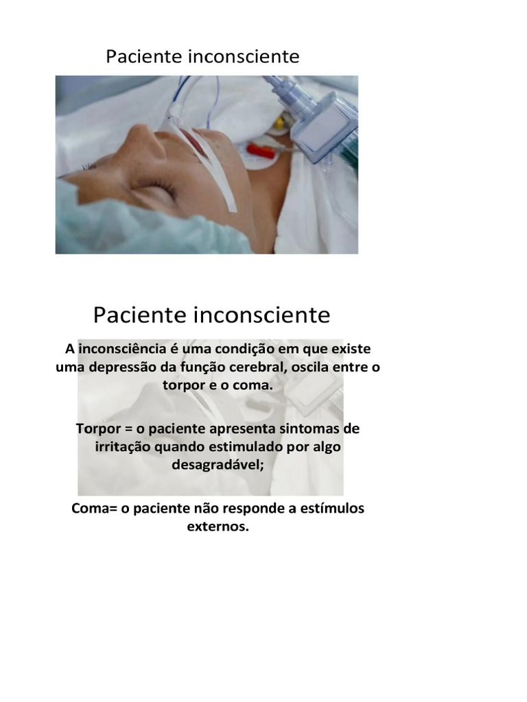 Paciente Inconsciente | PDF