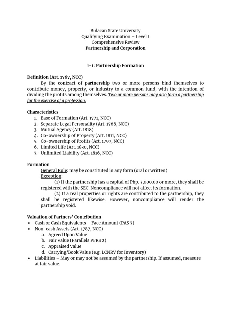 QE1 - ParCor Reviewer | PDF
