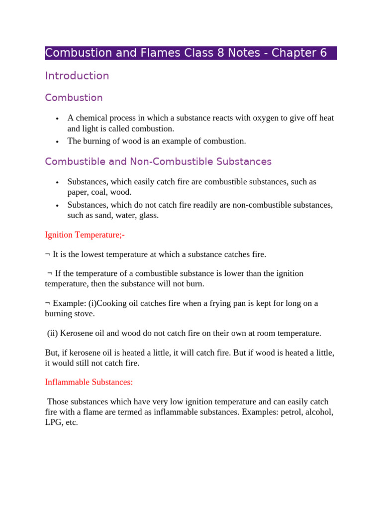 Combustion and Flame | PDF