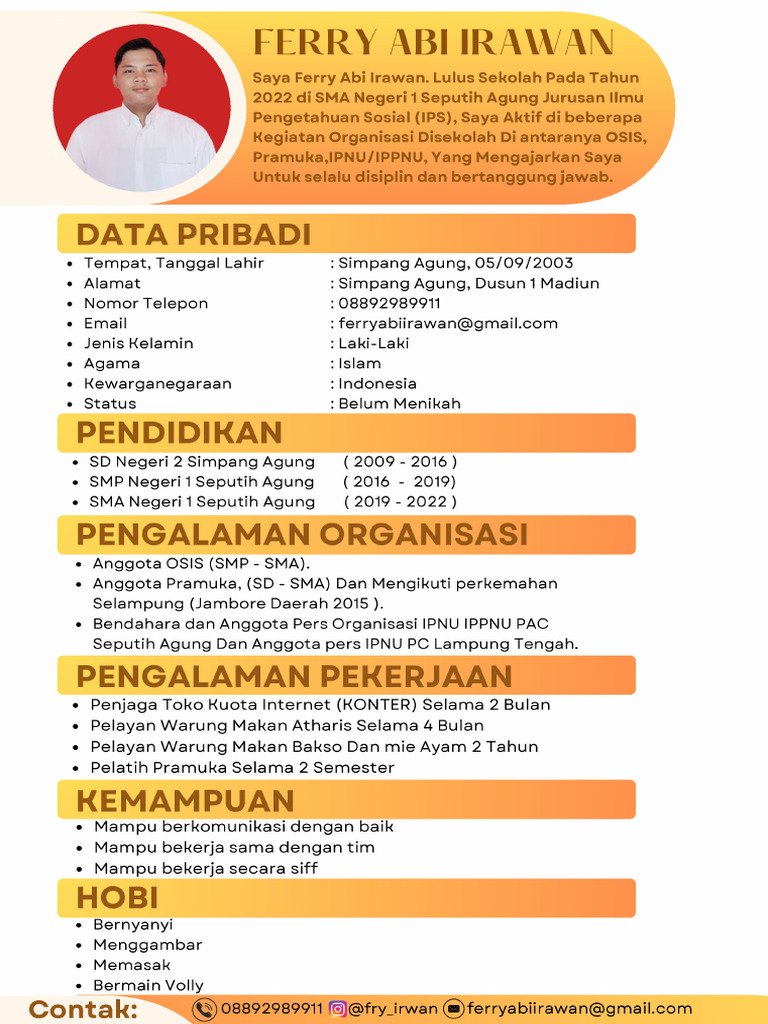 CV Ferry Abi Irawan - 20240915 - 005411 - 0000 | PDF