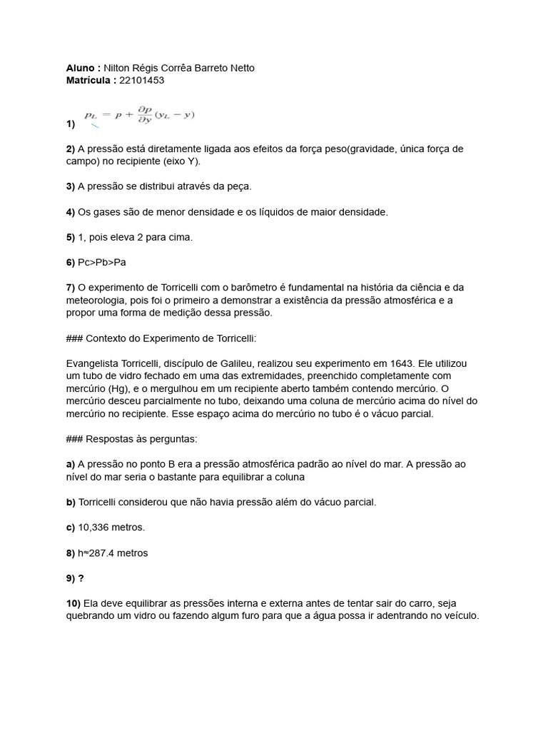 Atividade 5 Mecflu | PDF