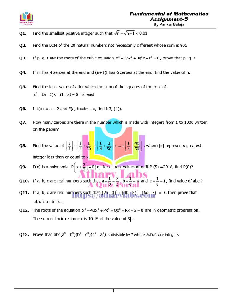 FOM Assignment-5 (QS) Compressed | PDF