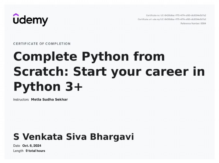 Bhargavi Python | PDF