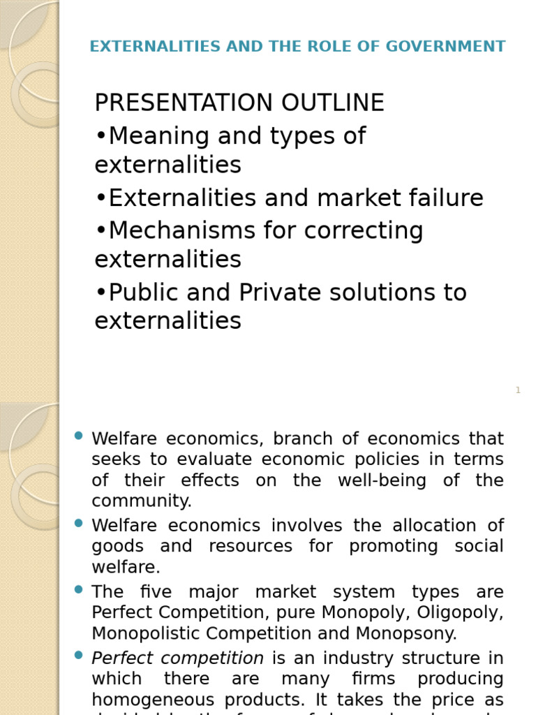 Lecture 3 Externalities | PDF