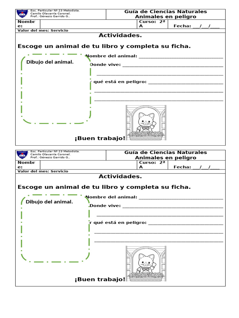 Guia de Ciencias 2ºA Martes 23 de Julio | PDF | Hogar, jardinería y ...