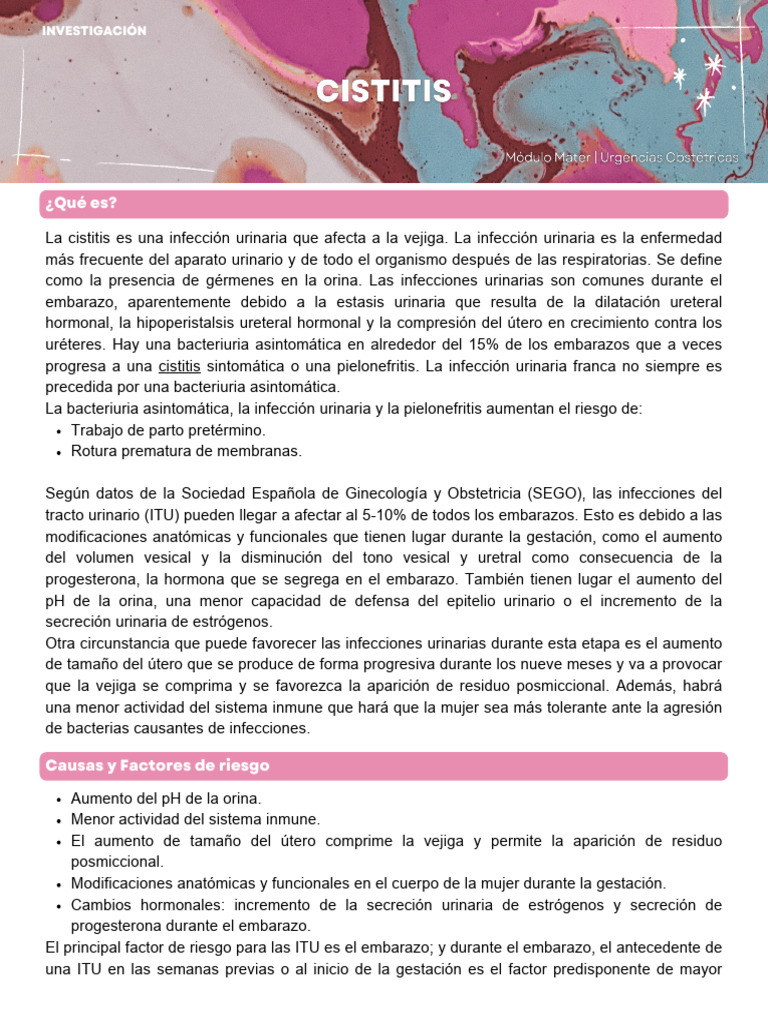 Cistitis | PDF