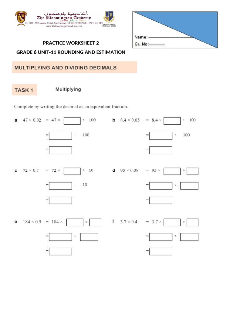 Rounding Decimals Rules W2 | PDF