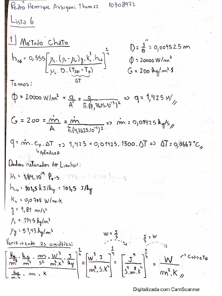 Lista 6 SistFrig | PDF