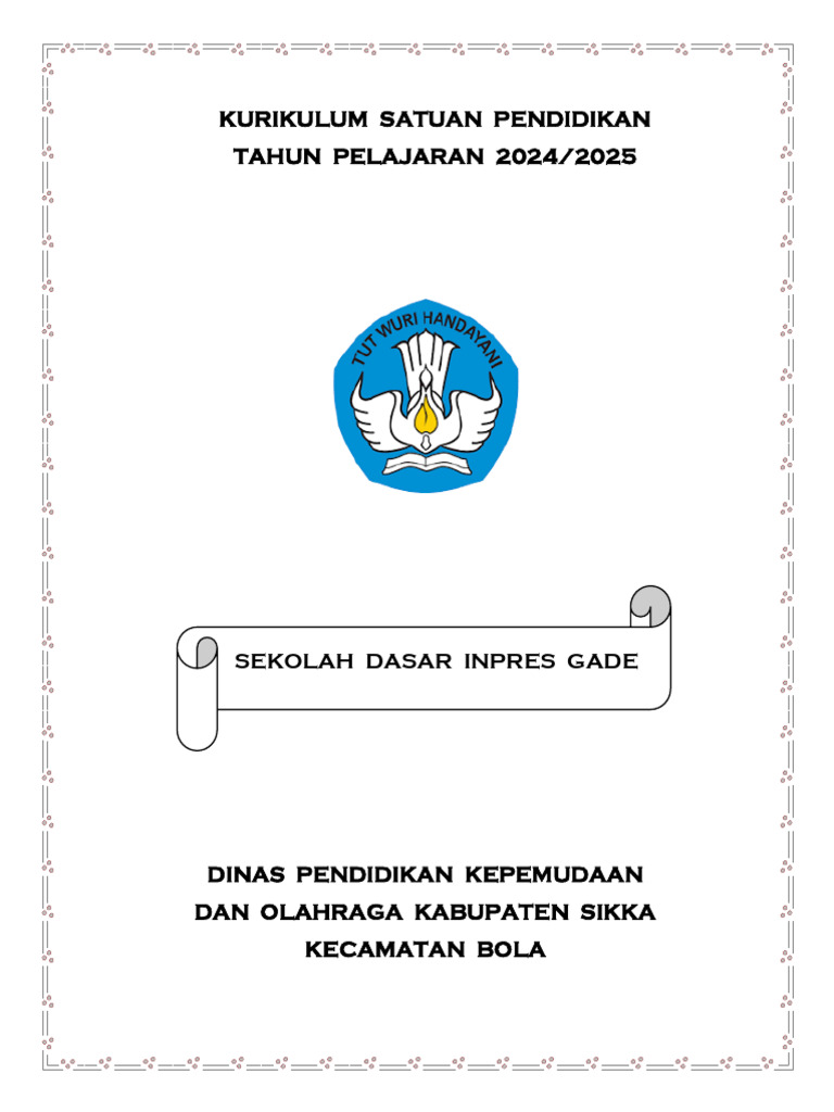Kurikulum Satuan Pendidikan | PDF