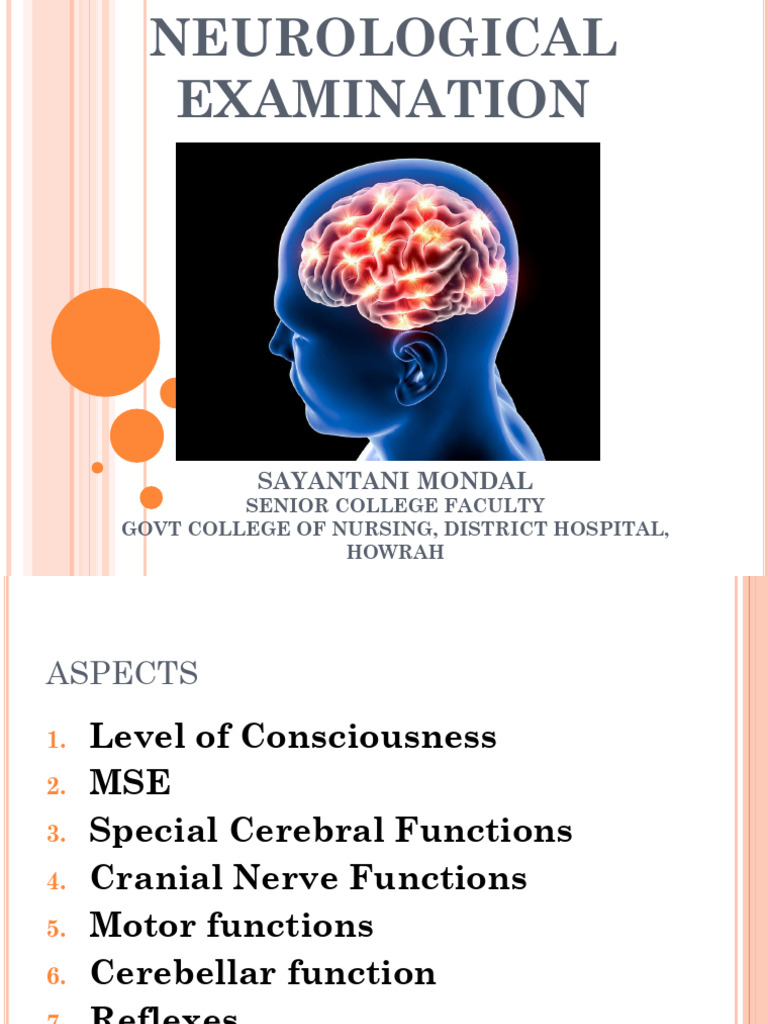 Neurological Examination Pdf