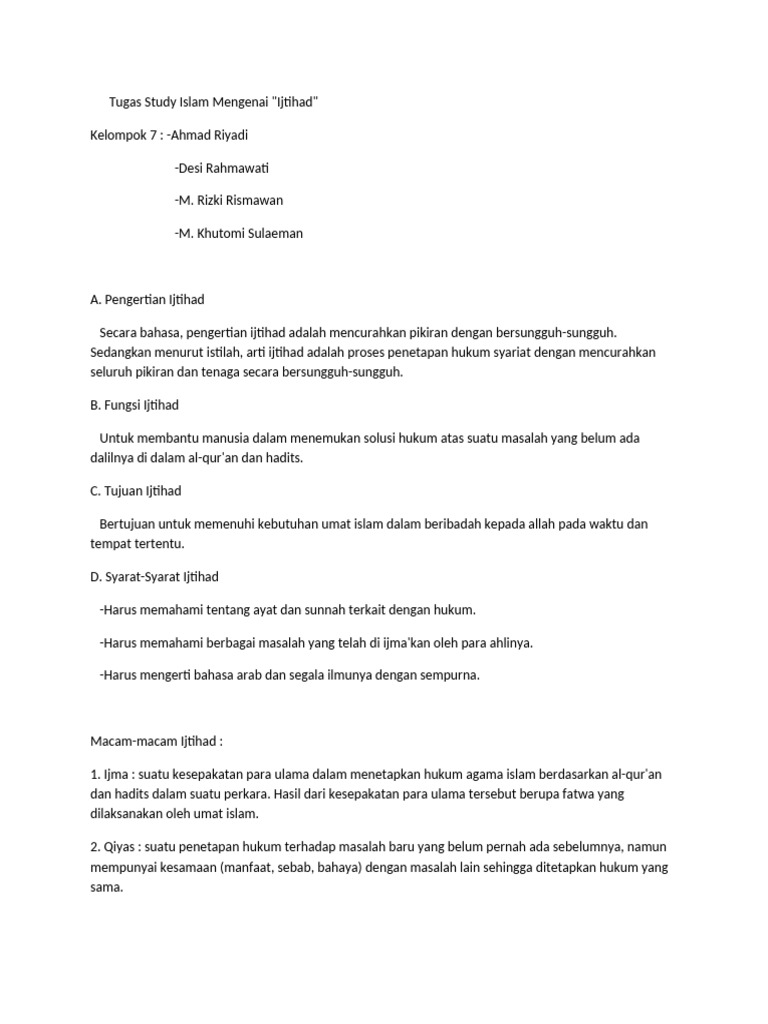 Tugas Study Islam kel.7-WPS Office | PDF