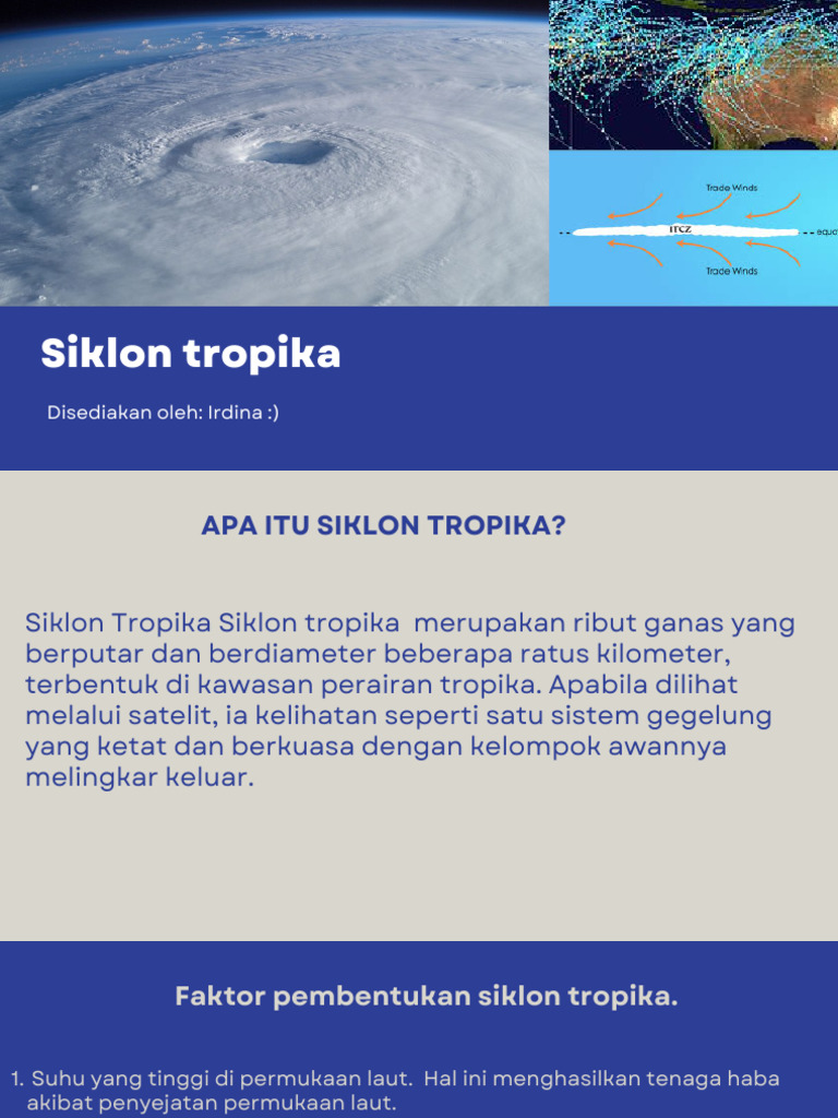 Kesan dan Pembentukan Siklon Tropika | PDF