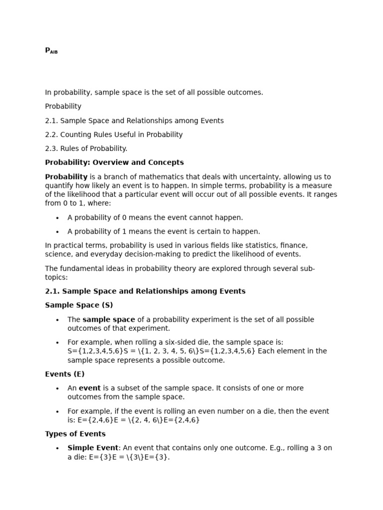 Probability | PDF