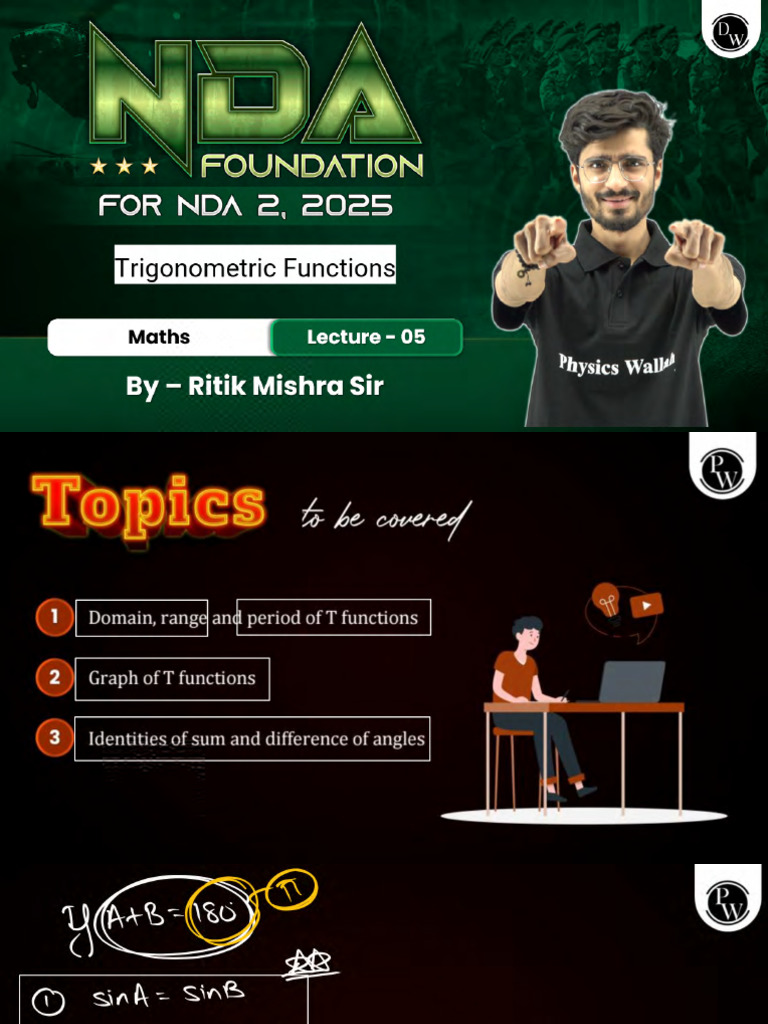 66a24b9e5176df0328230174 Trigonometric Functions 05 Class Notes