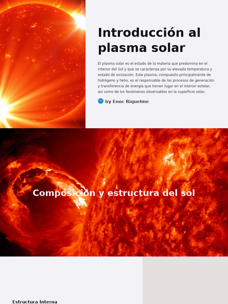 Introduccion Al Plasma Solar | PDF