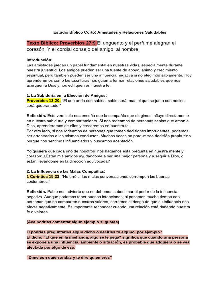 Angelita - Amistades y Relaciones Saludables | PDF