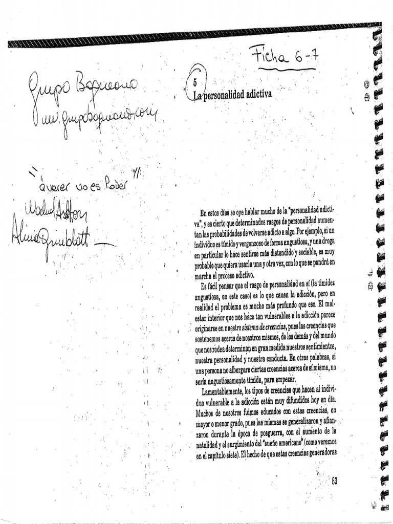 Personalidad Adictiva Pdf