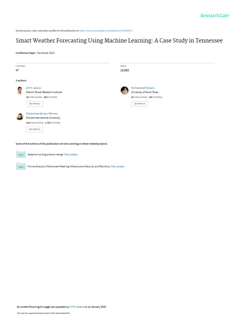 Smart Weather Forecasting | PDF