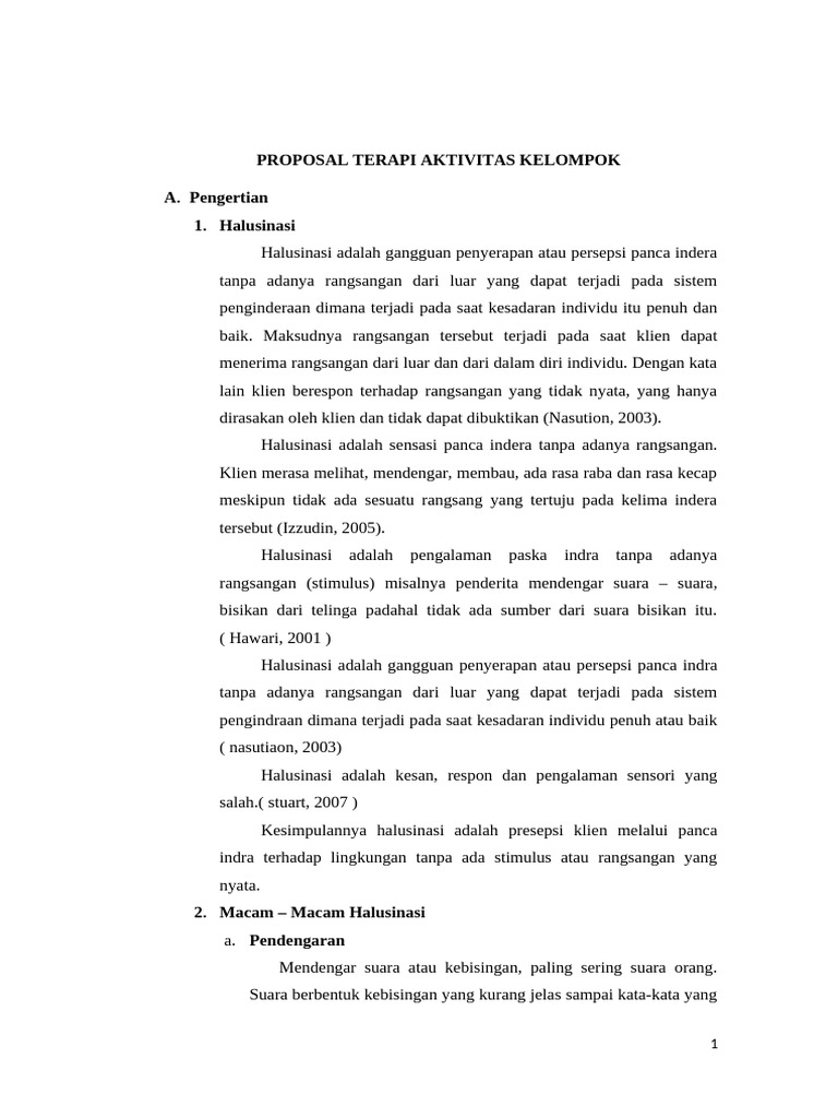 03 Proposal Tak Halusinasi | PDF