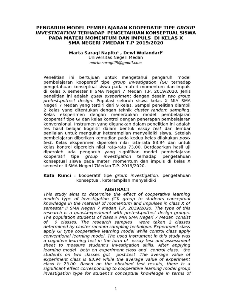 Jurnal Marta | PDF | Learning | Cognition