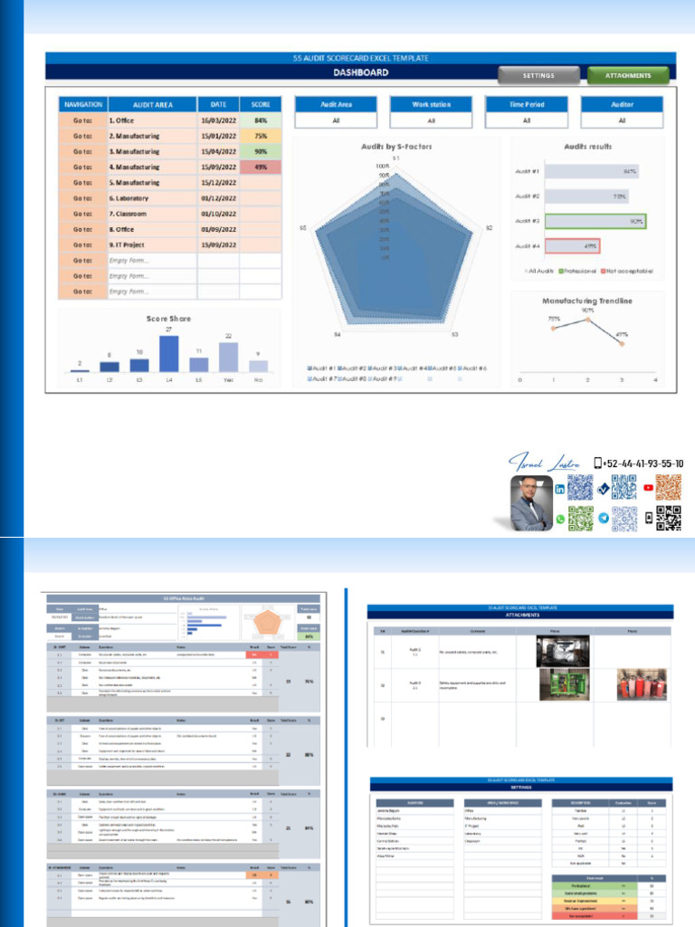 Herramientas LEAN MANUFACTURING Excel | PDF