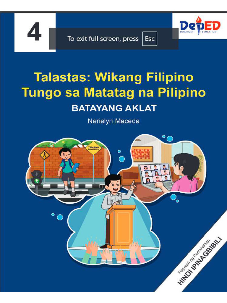 Filipino 4 q2 e Textbook | PDF