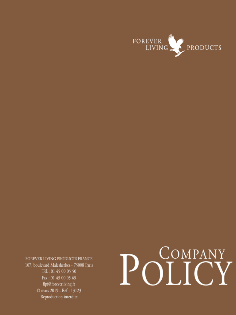 Company Policy Mars 2019 | PDF