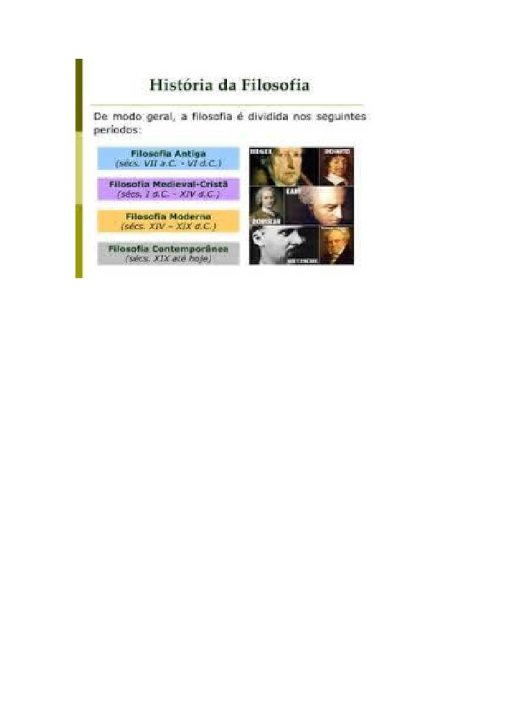 Periodos Da Filosofia | PDF