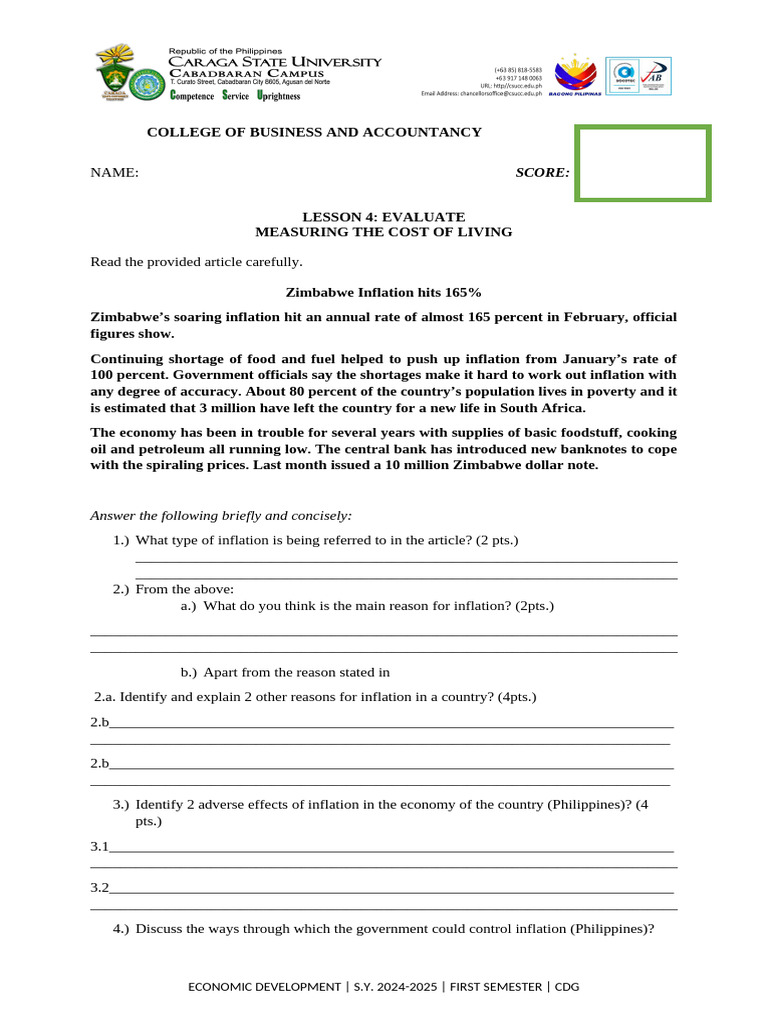 Lesson-4 Evaluate | PDF