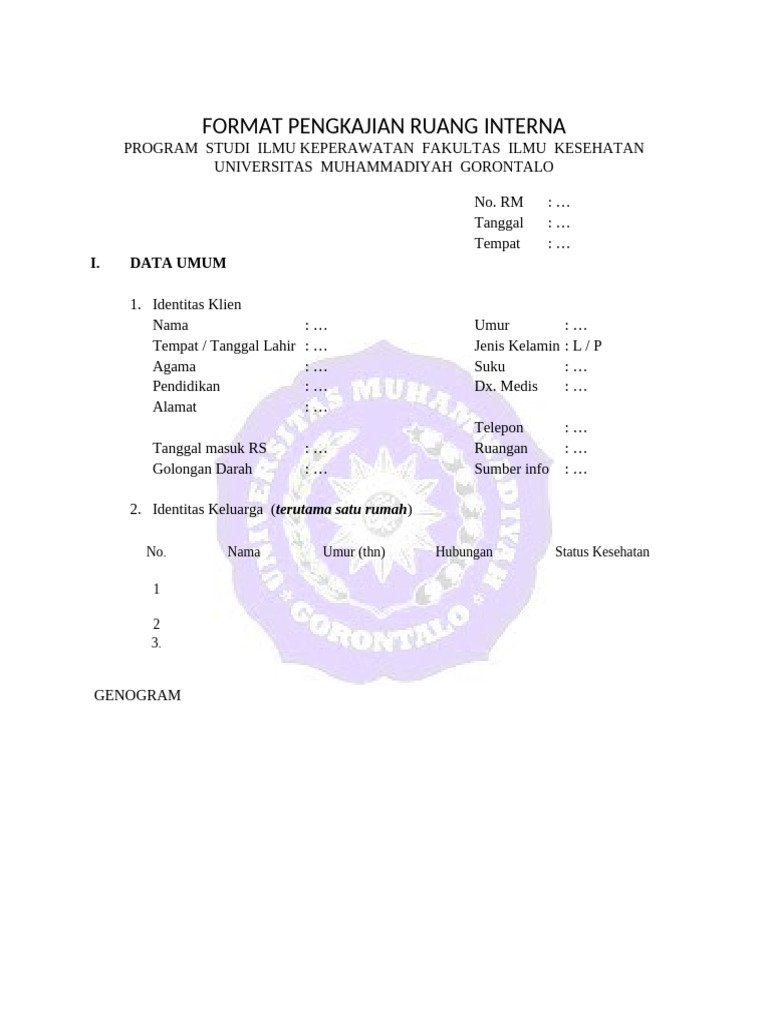 Format Askep 2023 | PDF